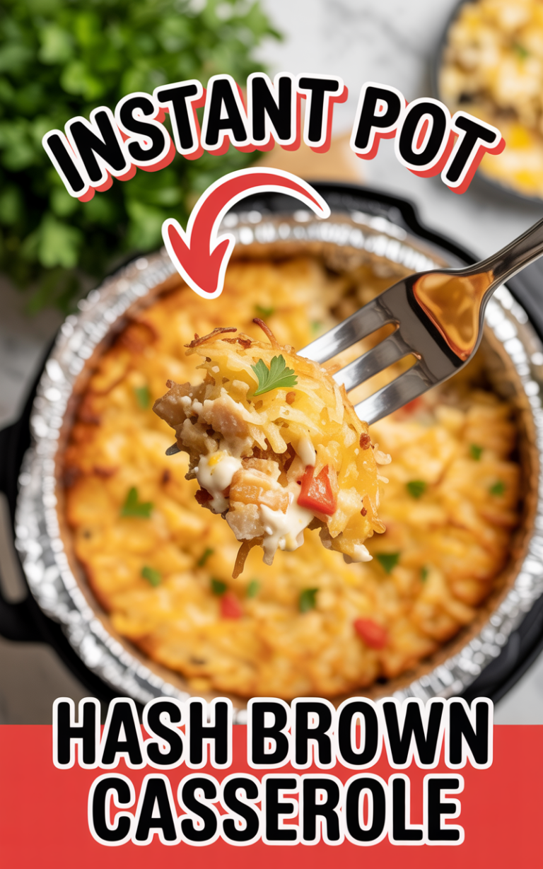 Instant Pot Breakfast Bliss: Creamy & Crispy Hash Brown Casserole - BrunchBright – Effortless ...