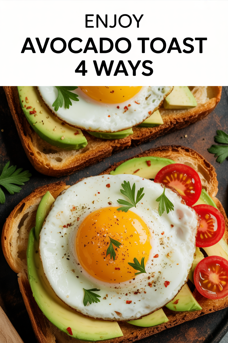 Avocado Toast Reimagined: 4 Irresistible Twists for Every Meal ...