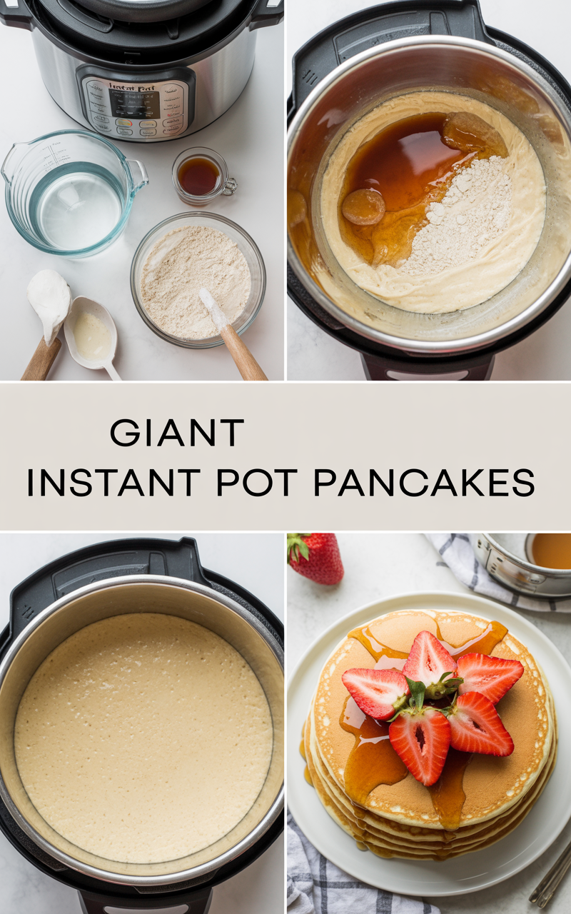 Giant Instant Pot Pancakes: The Ultimate Brunch-Ready Breakfast Treat ...